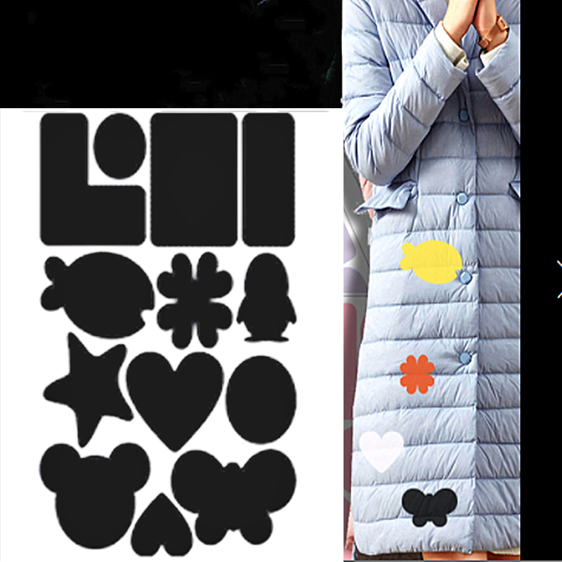 Selvklæbende plaster til stofreparation Nylon Sort 5-ark | CDON