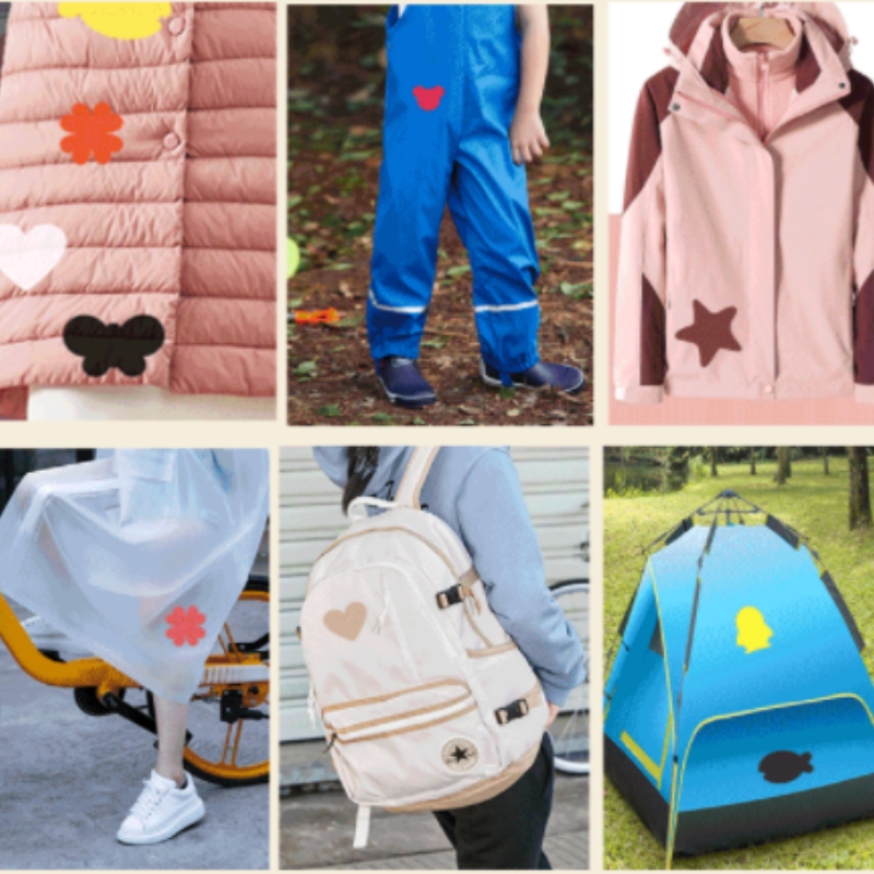 Selvklæbende plaster til stofreparation Nylon Sort 5-ark | CDON